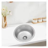 Quality Good Performance Press Kitchen Sink Single Bowl Stainless Steel Two Holes for sale