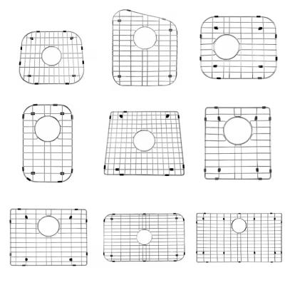 China Rectangular Stainless Steel Sink Bottom Grid Kitchen Sink Grid with Silicone Mat KITCHEN for sale