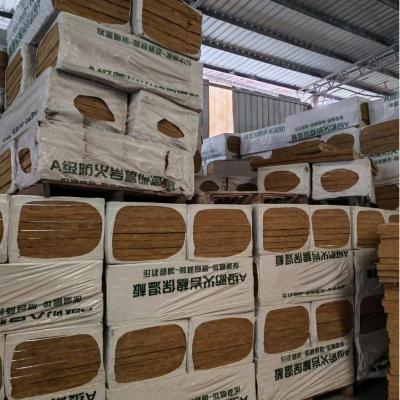 China Fire Resistance Rock Wool Insulation Board with Thermal Conductivity 0.035-0.045 W/m·K and Moisture Resistance for HVAC Systems for sale