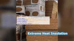 Rock Wool Insulation Heat Protection 268C to 650C