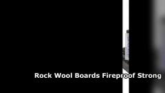 High Density Rock Wool Boards Durable Fireproof