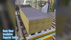 Rock Wool Insulation Board Thermal Fireproof Moisture Resistant