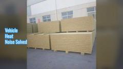 Rock Wool Boards For Vehicles Heat Noise Insulation