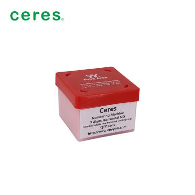 China GTO52 Numbering Machine 7-Digits Backward Horizontal Type Three Digits Dip for sale