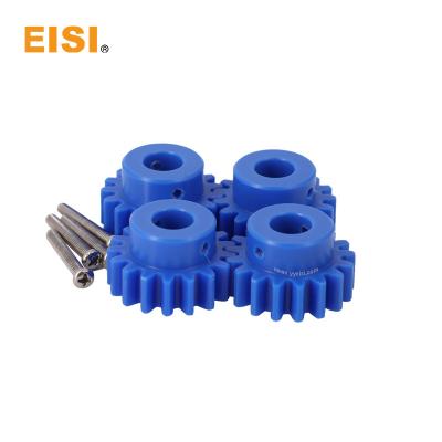 China Máquina de fabricación de placas CTP de 17 dientes / 15 dientes de engranaje de color azul en venta