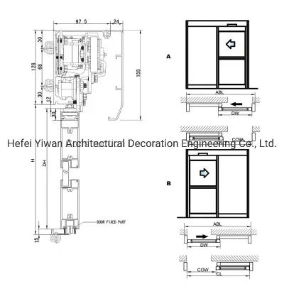 Cina Customized Sliding Gate Opener / Residential Automatic Door /Sliding Door in vendita
