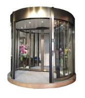 China Experience Smooth And Secure Building Access With Automatic Revolving Door for sale