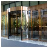 China Experience Smooth And Secure Building Access With Automatic Revolving Door for sale