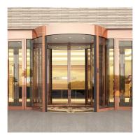 China Experience Smooth And Secure Building Access With Automatic Revolving Door for sale