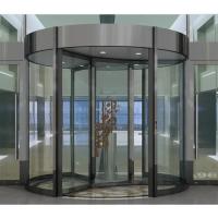 China Secure Programmable Spinning Access Automatic Revolving Door With Biometric Recognition for sale