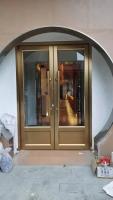 China Customized Push-Pull Foam Core KFC Door for sale