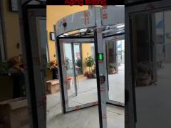 Convenient And Automatic Revolving Door For Secure And Modern Building Access