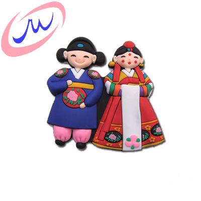 China Japan couple PVC fridge magnet for sale