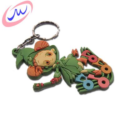 China Promotion gift soft pvc keychain for sale