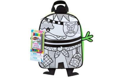 Cina Zaino del pirata della pittura del tessuto DIY dei bambini, borsa di scuola lavabile del disegno di Diy in vendita