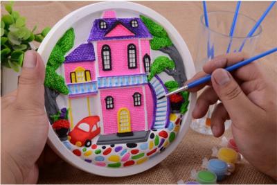 Cina Arti educative dei bambini ed insieme miracoloso della pittura dell'orologio del gesso 3D dei giocattoli dei mestieri in vendita