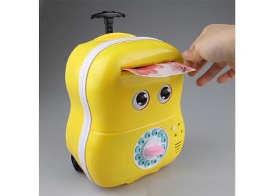 Cina Carrello elettrico adorabile della scatola di risparmio del risarcimento con musica per stile del fumetto dei bambini in vendita