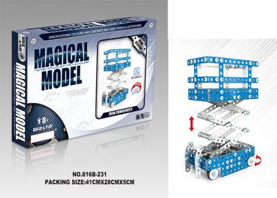 China Safety Alloy Building Blocks Educational Toys Transform Robot Vehicle for sale