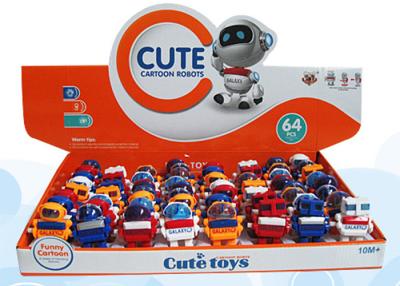 China 100% EN71 Plastic Wind Up Robot Toy Walking Light And Sound Age 3 for sale