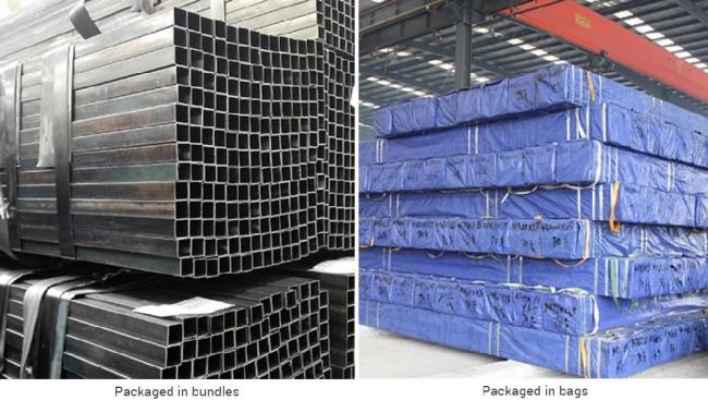 Carbon Square Steel Pipe Pre Galvanise