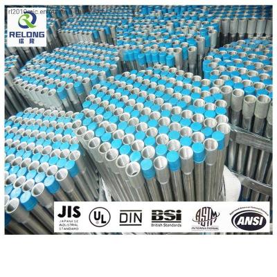 China Galvanized EMT Conduit Pipe /Round Hollow Section Hot DIP Steel Pipe for sale