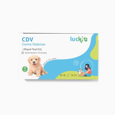 China Class III Canine Distempervirus CDV Pet Rapid Test Fast Reaction Rapid 5-15 Minutes for sale