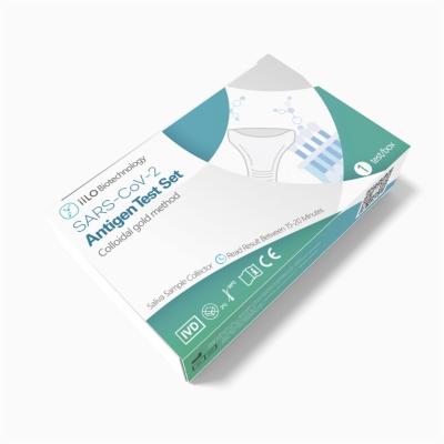 China iiLO SARS-CoV-2 Antigen Saliva Test Set Venda direta da fábrica autoteste rápido em casa à venda