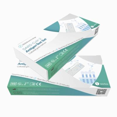Cina La prova dell'antigene di accuratezza SARS-CoV-2 della classe III 99% ha messo il tampone rinofaringeo 1 pezzo in vendita
