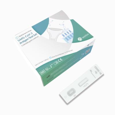 China Kit de autoteste de antígeno de proteína nucleocapsídeo Coletor de amostras de saliva 1 teste/caixa à venda