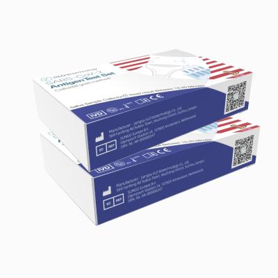 Cina collettore stabilito di prova d'autoverifica Tailandia del campione della saliva dell'antigene rapido veloce SARS-CoV-2 di reazione dello iiLO 1 prova/scatola in vendita