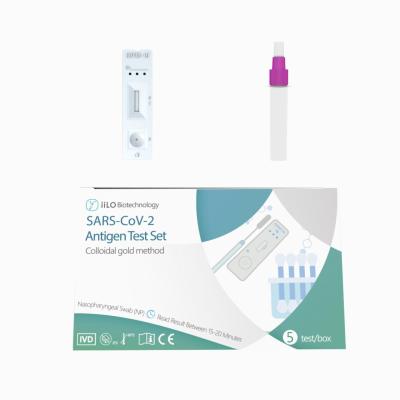 Cina la prova dell'antigene di prezzo franco fabbrica SARS-CoV-2 di 70mm ha messo Kit Nasopharyngeal Swab 5 pezzi in vendita