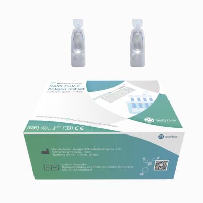Cina 2 anni di durata di conservazione Test rapido dell'antigene Test domiciliare Rinofaringeo Precisione del 99%. in vendita