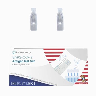 Cina CE SARS-CoV-2 Antigen Swab Test Kit Malesia 1 test/scatola in vendita