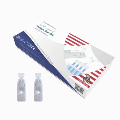 China Kit de prueba rápida de antígeno SARS-CoV-2 Kit de prueba de antígeno con hisopo nasofaríngeo Malasia en venta