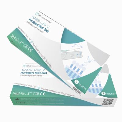 China 15 - 20 Minutes Nasopharyngeal Rapid Test 70mm SARS-CoV-2 1 Piece for sale