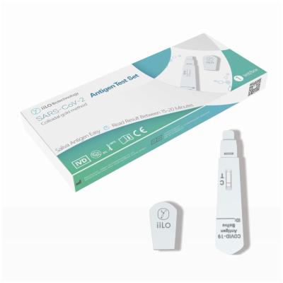 China Speeksel Antigeen Snelle Test Kit Thuis 1 Stuk SARS-CoV-2 99% Nauwkeurigheid Plastic Te koop