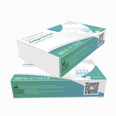 China Kit de autoteste doméstico SARS-CoV-2 Coletor de amostras de saliva 1 teste/caixa à venda