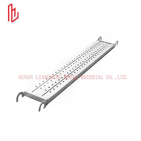 Quality 210x45mm Scaffolding Metal Planks Catwalk With Hook Customized for sale