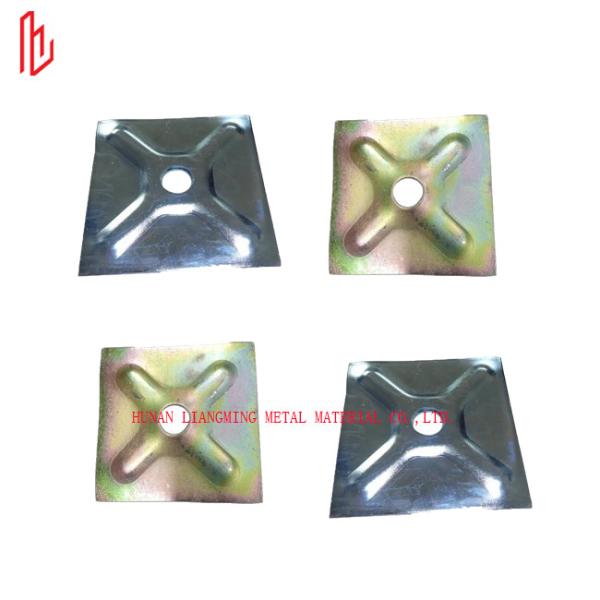 Quality Carbon Steel Scaffolding Spare Parts square Formwork Tie Rod Washer Plate for sale
