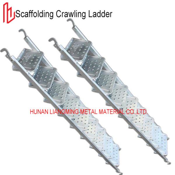 Quality Q235 Scaffolding Staircase Painting Hot Dip Galvanized Scaffolding Crawling Ladder for sale