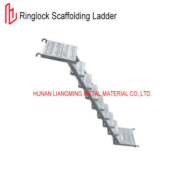 Quality Hot Dip Galvanized Scaffolding Staircase Scaffold Ringlock Ladder Q235 for sale