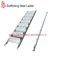 Quality carbon steel Q235 Step Ladder On Scaffolding Galvanized ISO SGS certificated for sale