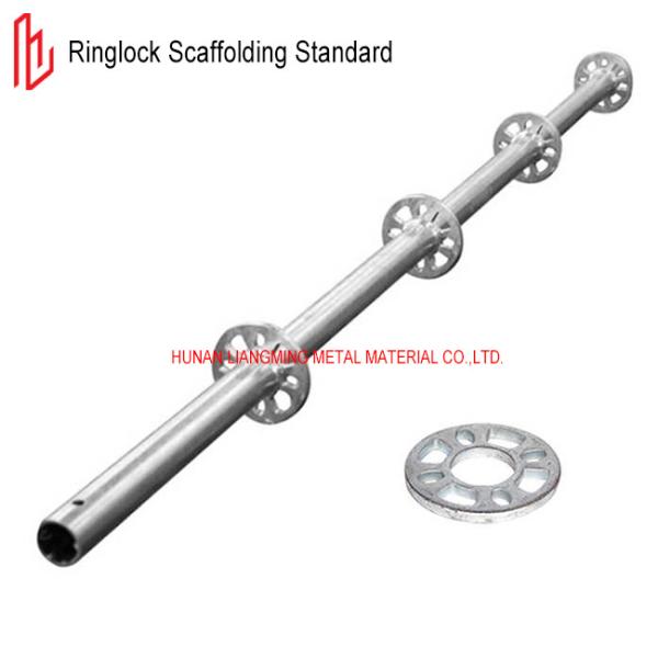 Quality HDG Ringlock Scaffolding Vertical Q235 Q345 Ringlock Scaffolding Standard for sale