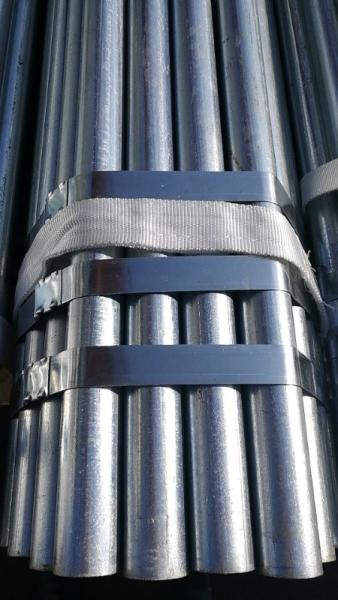 Quality EN39 / BS1139 Scaffolding Galvanized Pipe 48.3mm OD Plain Ends 3.20mm Wall for sale