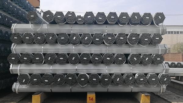 Quality Q235 Q345 Carbon Steel Round Scaffolding Galvanized Pipe 6m / 12m Customized for sale