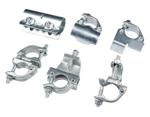 Quality Silver Scaffolding Spare Parts coupler Types Corrosion Resistant For Constructio for sale