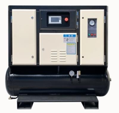 Cina Tipo di connessione diretta Compressore d'aria rotativo portatile a vite Quattro in uno 10Hp 7.5kw in vendita
