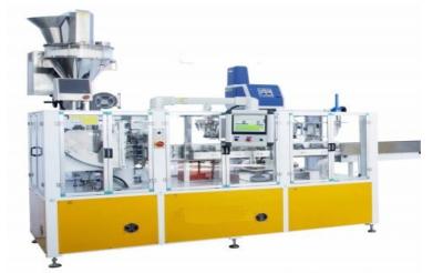 China Automatic Flour Packing Machine With PLC Control System Thickness 0.04 - 0.08mm for sale