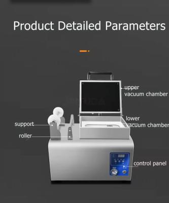 China Máquina de vedação automática de camara de vácuo dupla para alimentos, vegetais, arroz e peixes à venda