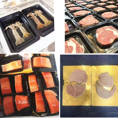 China Máquina de vedação automática de camara de vácuo dupla para alimentos, vegetais, arroz e peixes à venda